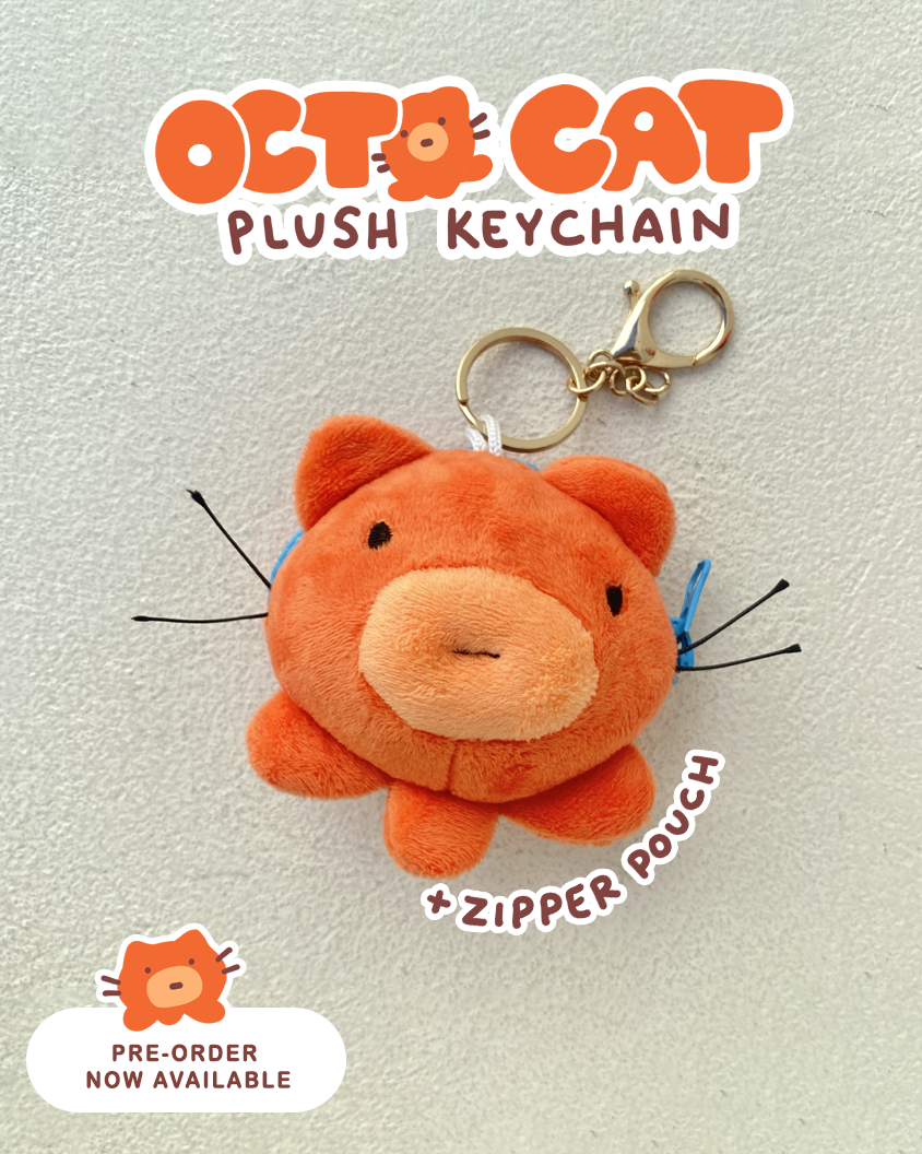 (pre-order) octo cat plush keychain – CATDAD
