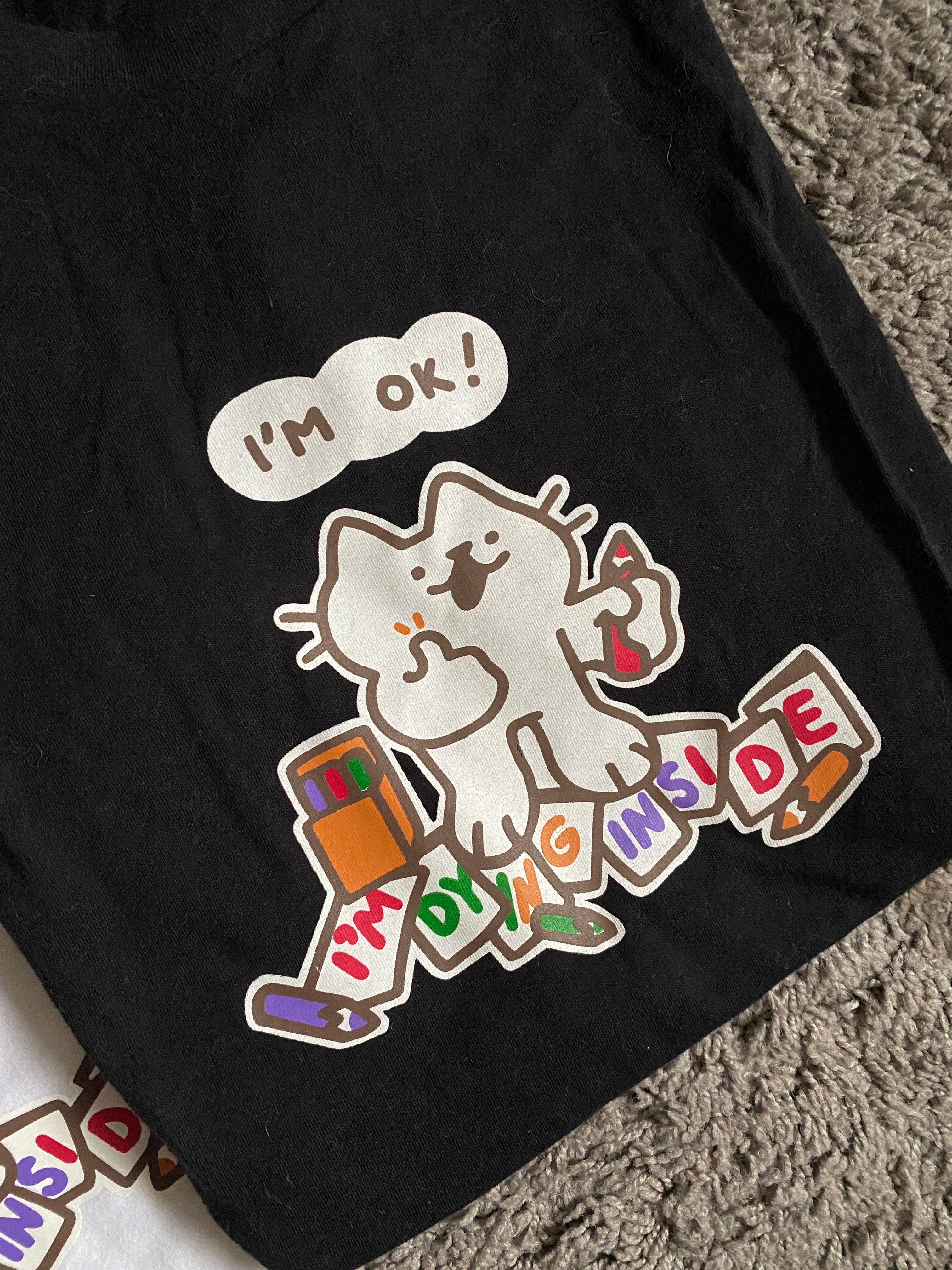 *old design* i'm dying inside t-shirt – CATDAD
